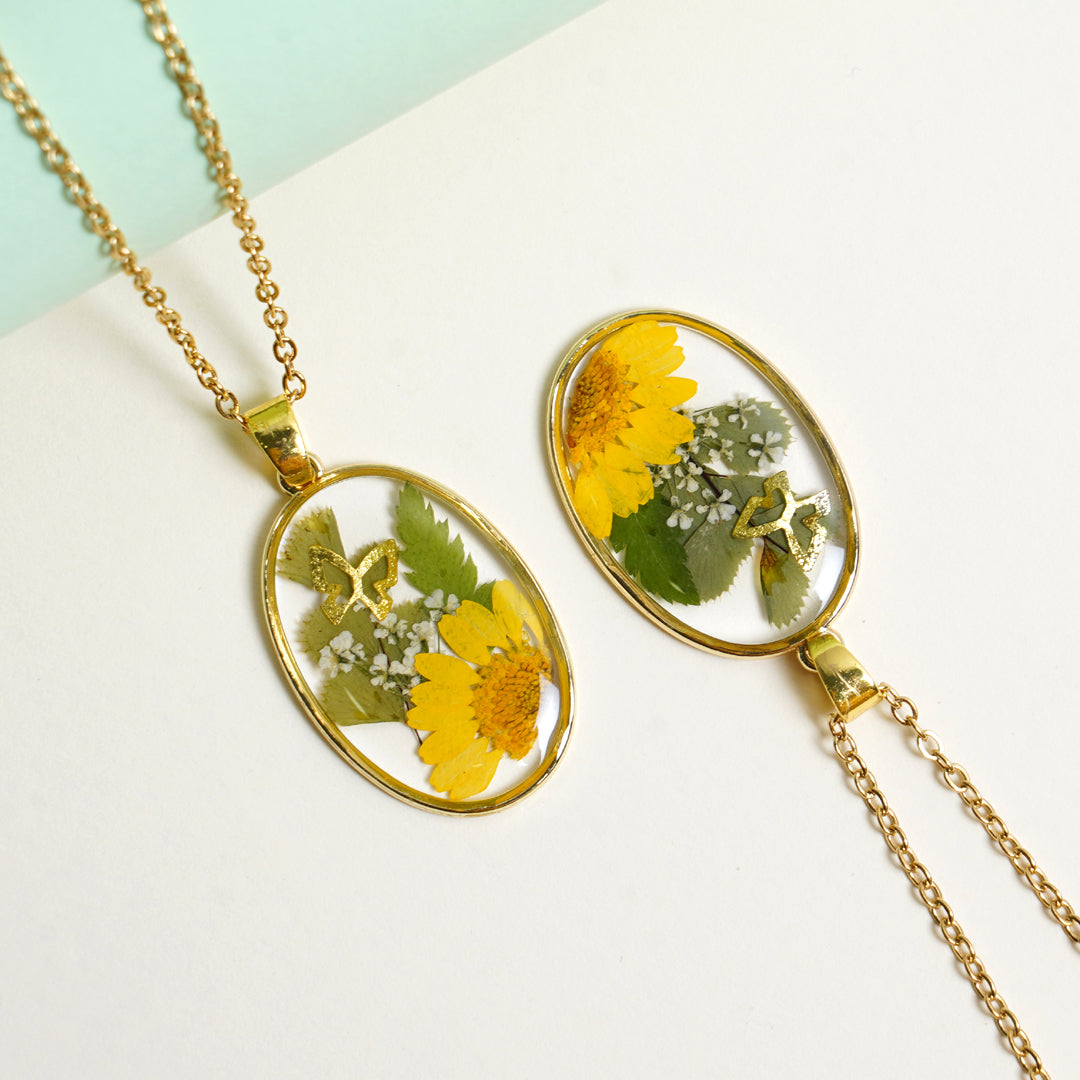 The Golden Garden Necklace 💛 – Rosa